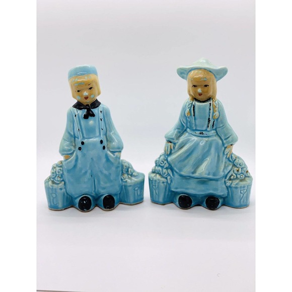 Dutch Boy | Holiday | Vintage Blue Boy And Girl Dutch Figurines | Poshmark